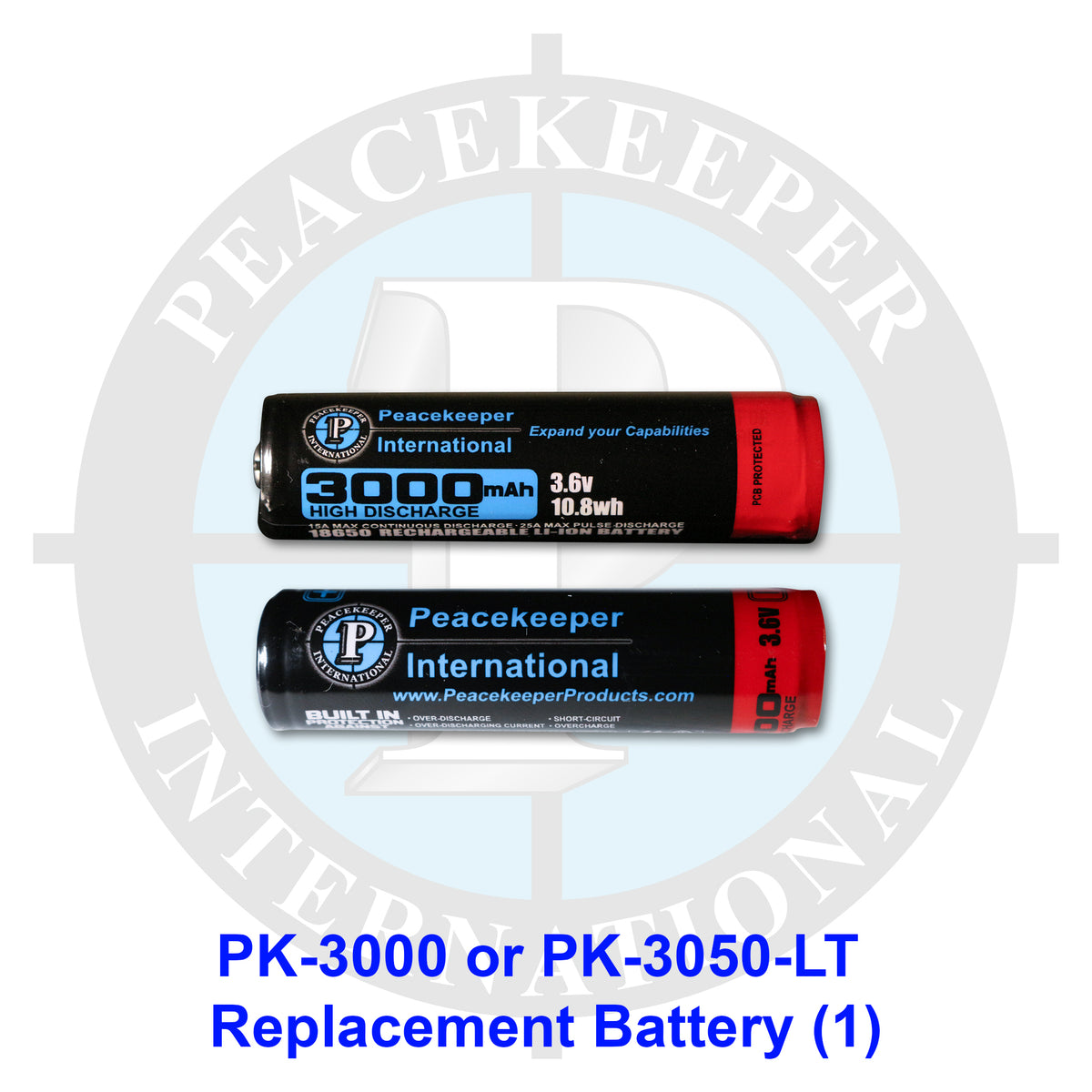 PK-3000 & PK-3050-LT Replacement Battery – Peacekeeper Products ...