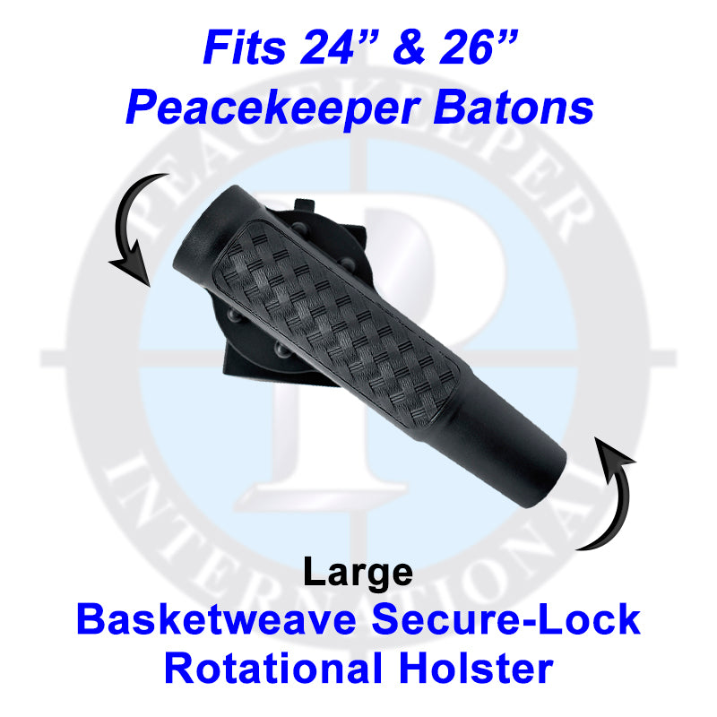 Basketweave Secure-Lock Rotational Holster for 24" and 26" Batons ...